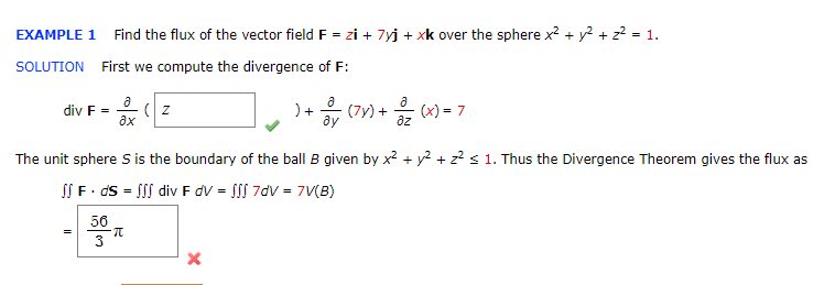 Solved EXAMPLE 1 Find the flux of the vector field F = zi + | Chegg.com