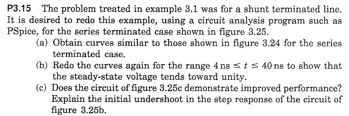 P3.15 The problem treated in example 3.1 was for a | Chegg.com