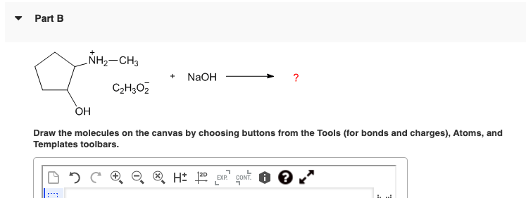 Solved Part A (CH3CH2)2NH Br + LiOH ? Draw the molecules on | Chegg.com