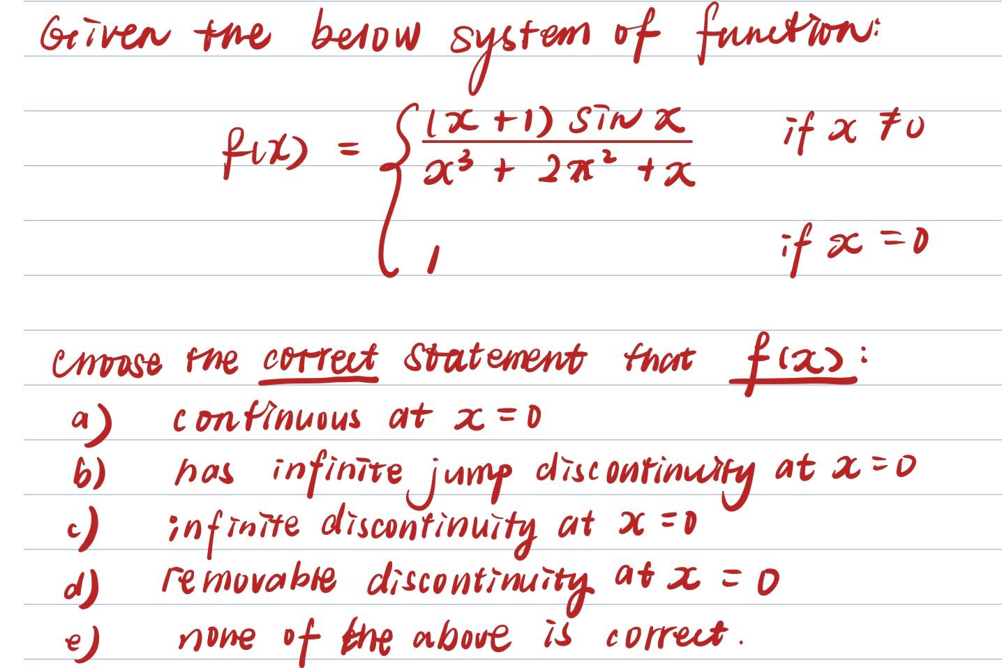 Solved : Given the below system of function fix) = 72 +1) | Chegg.com
