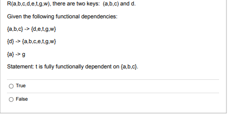 Solved In a minimal cover, the left hand side of each | Chegg.com