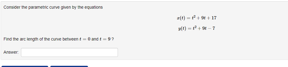 Solved Consider the parametric curve given by the | Chegg.com