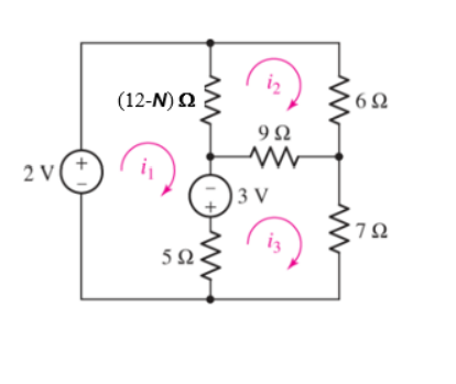 Solved Problem 3In the circuit below, N = 6. ﻿Use the | Chegg.com