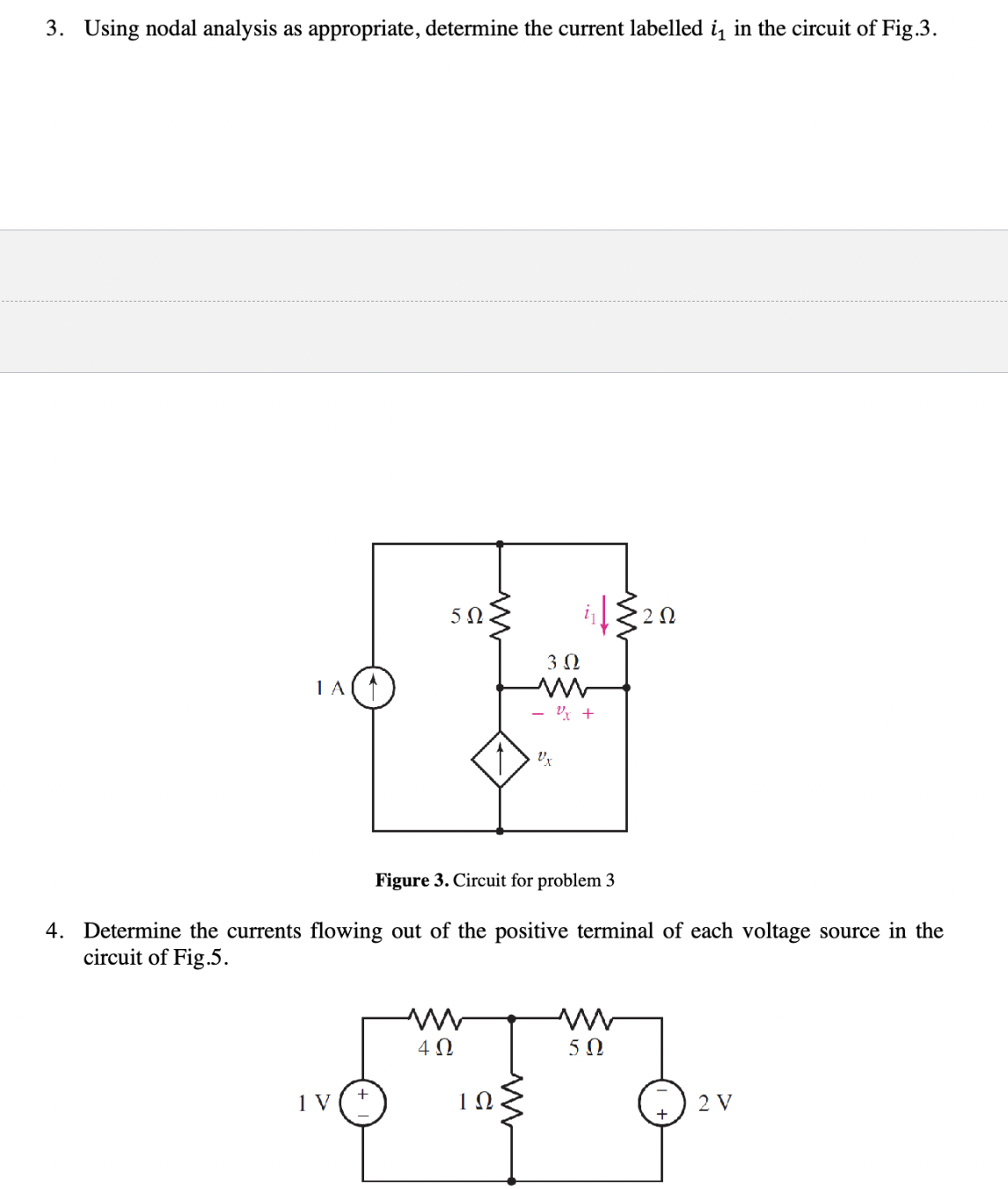 Solved Using nodal analysis as appropriate, determine the | Chegg.com