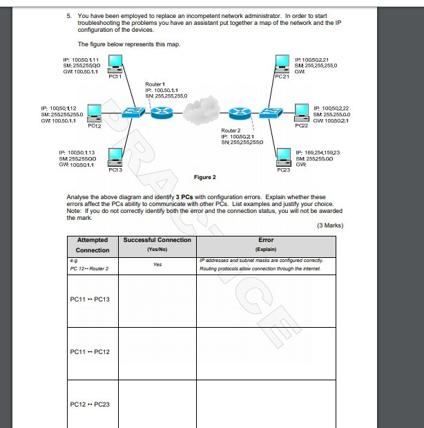 Solved can you explain how I can check if the connection was | Chegg.com