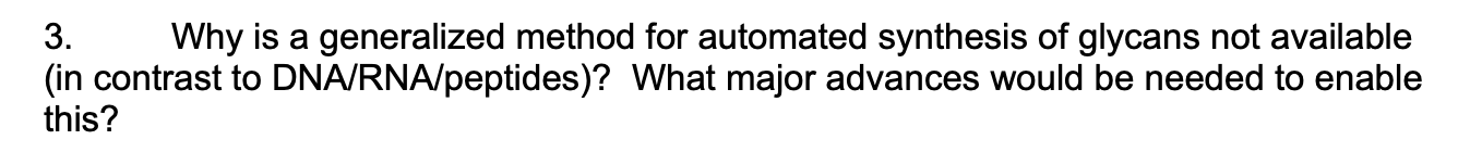 Solved 3. Why is a generalized method for automated | Chegg.com