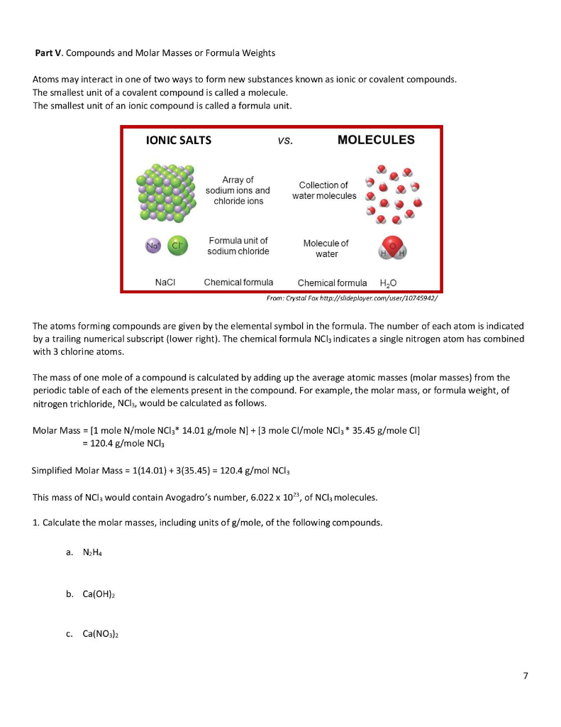Solved Part III. Isotopes and Average Atomic Mass - Modern | Chegg.com