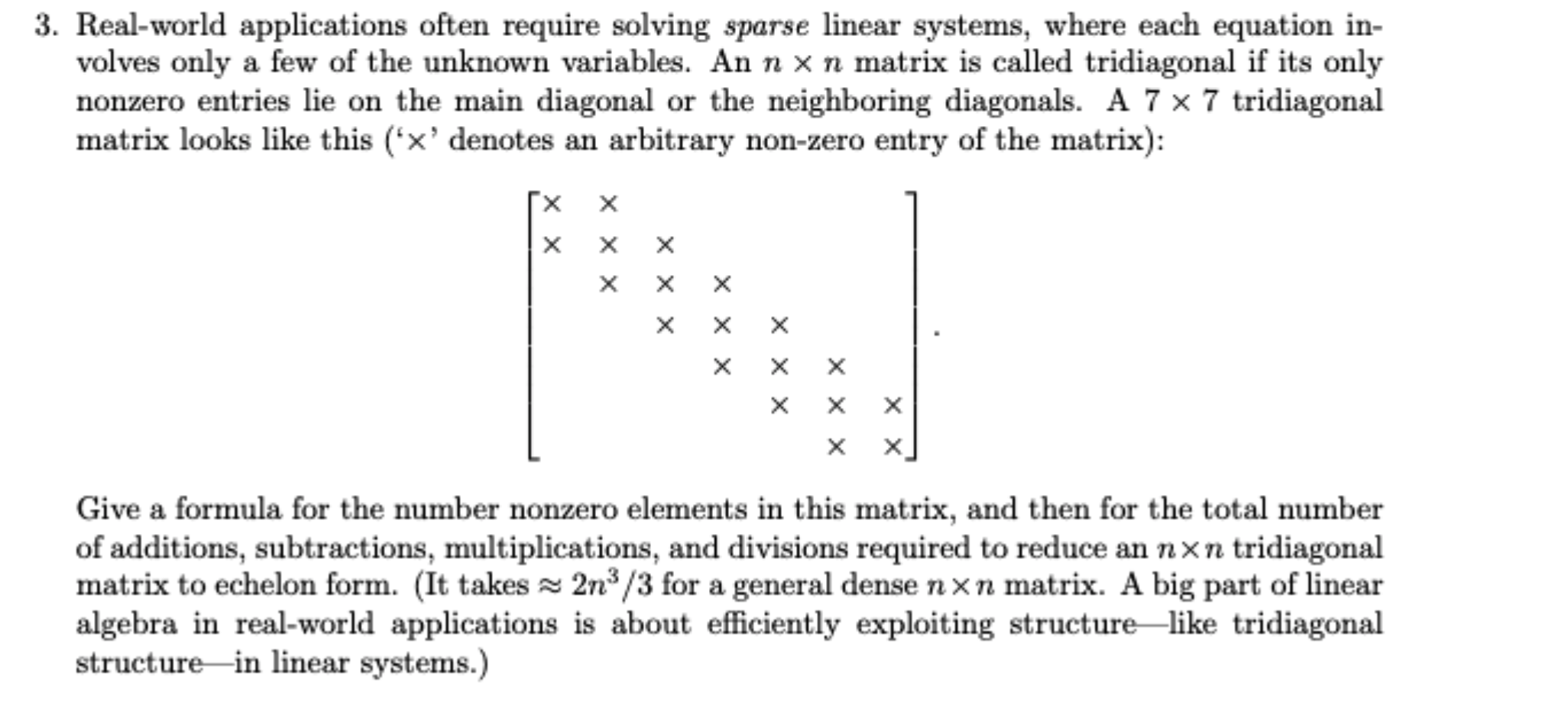 3. Real-world applications often require solving | Chegg.com