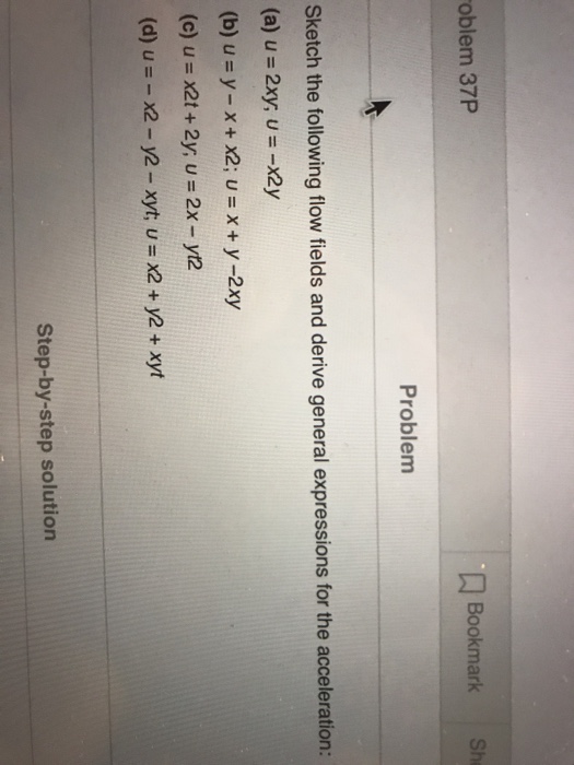 Solved Sketch the following flow fields and derive general | Chegg.com
