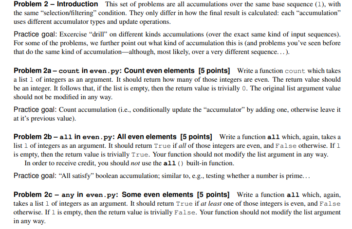 Solved Problem 2 - Introduction This set of problems are all | Chegg.com