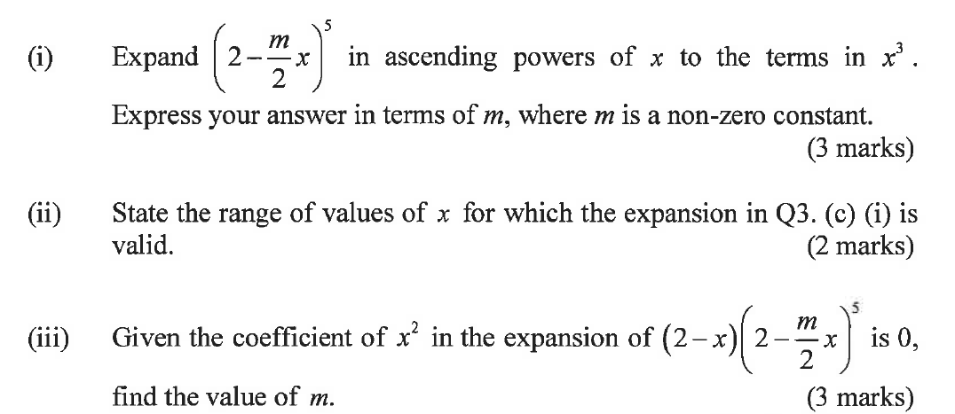 Solved Expand 2- m х in ascending powers of x to the terms | Chegg.com