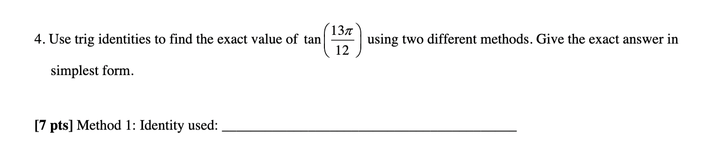 Solved 3. [6 pts] Use a Sum-to Product formula to find the | Chegg.com