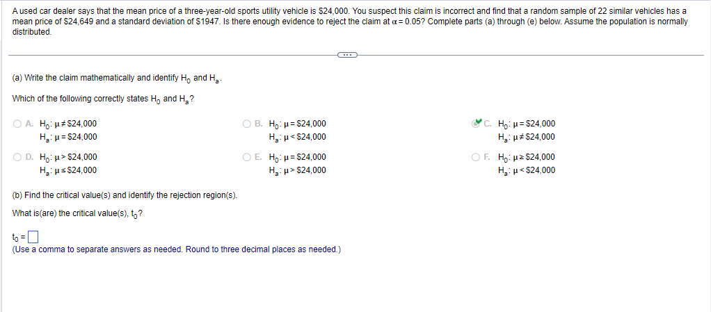 Solved Use Technology to find the answer. I need help with | Chegg.com