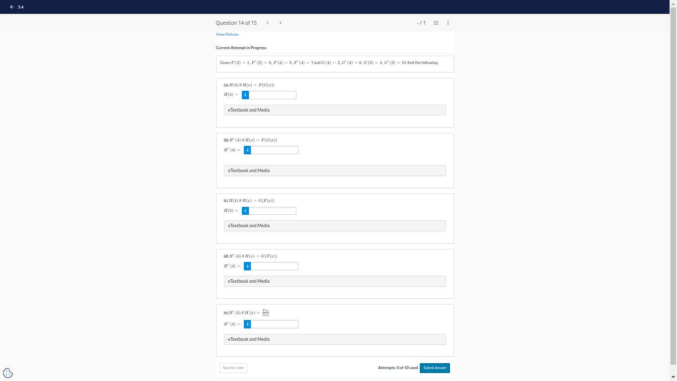 Solved Current Attempt in Progress Given \\( F(2)=1, | Chegg.com