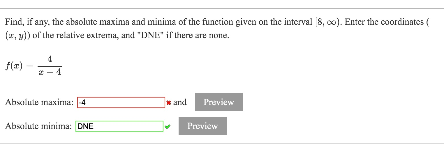 Solved Find the relative extrema for f(x) = x4 + 18x2 Enter | Chegg.com