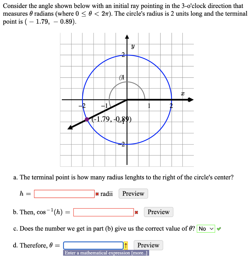 Solved Consider the angle shown below with an initial ray | Chegg.com