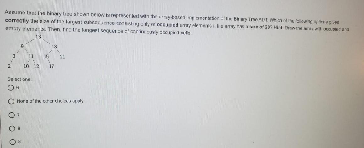 Solved Assume that the binary tree shown below is | Chegg.com