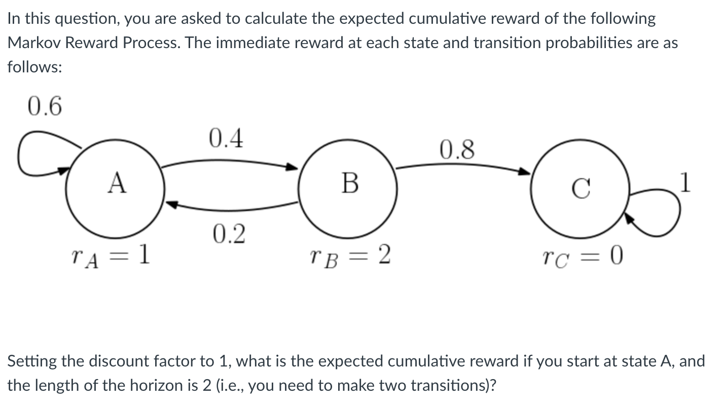 Solved In this question, you are asked to calculate the | Chegg.com