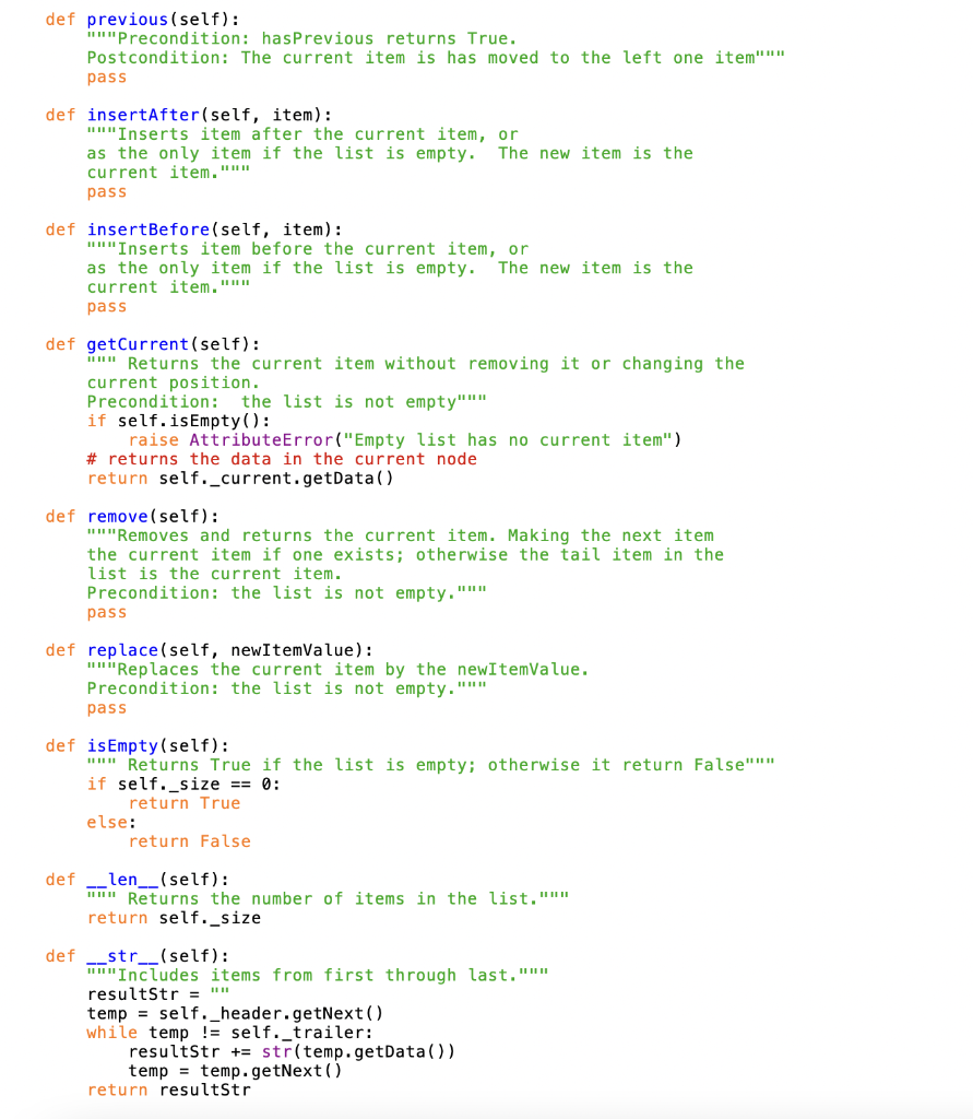 Solved Background: A "list" is a generic term for a sequence | Chegg.com