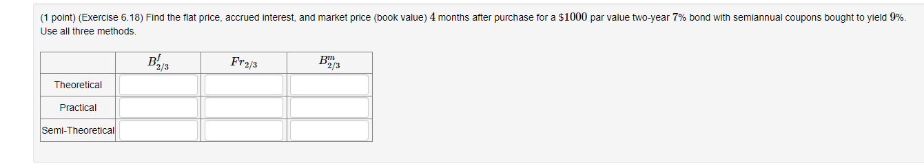Solved Use all three methods. \begin{tabular}{|c|c|c|c|} | Chegg.com