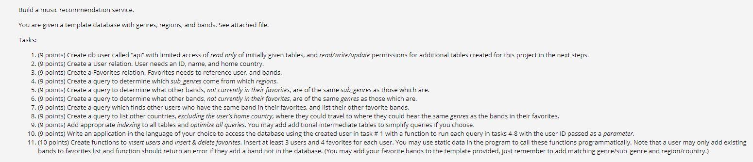 Solved CREATE DATABASE CSC315Final2021; USE | Chegg.com