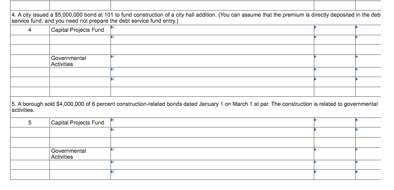 Solved Prepare journal entries for capital projects fund and | Chegg.com