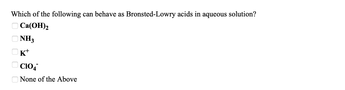 Solved There are 6 strong acids you need to know. List their | Chegg.com