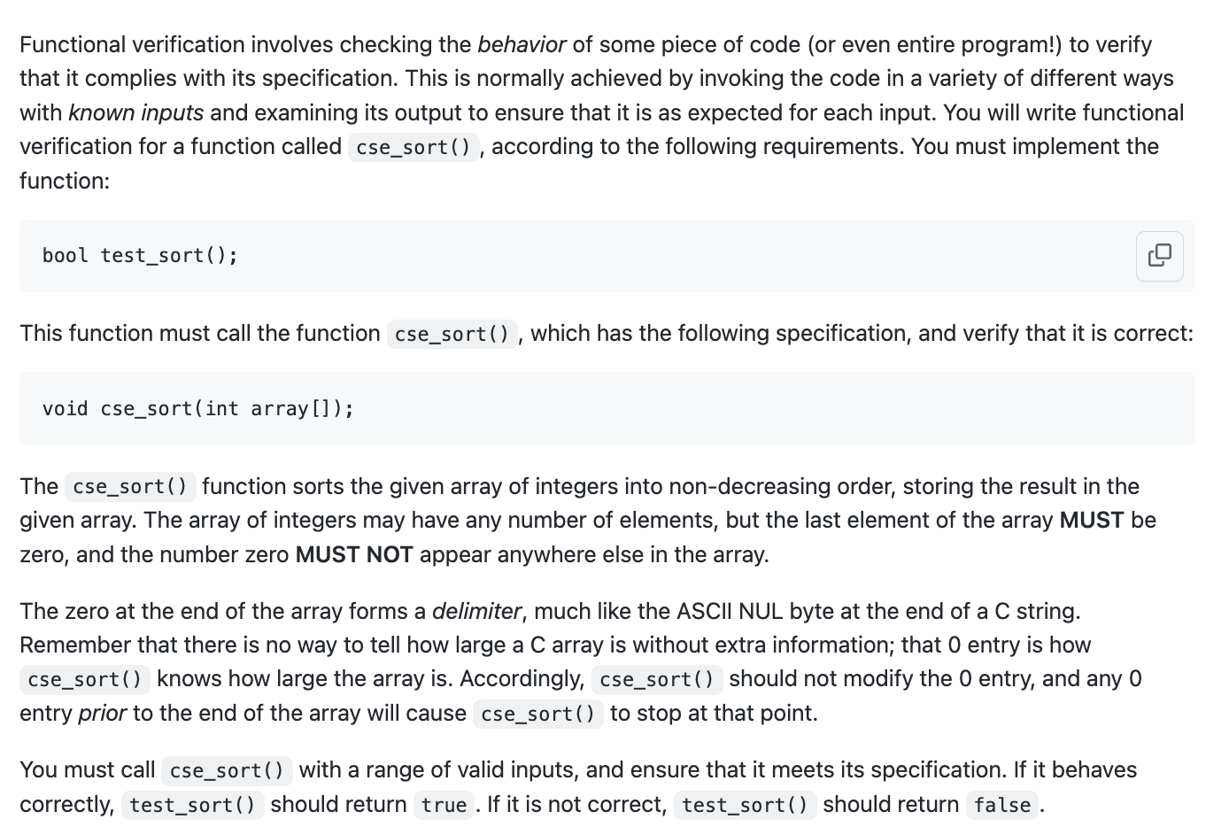 Solved Functional verification involves checking the | Chegg.com