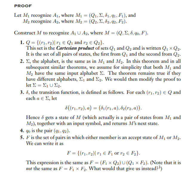 Solved The language below is the intersection of two simpler | Chegg.com