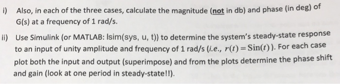 1. Find analytical expressions for the magnitude and | Chegg.com
