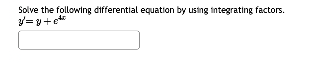 Solved Solve the following differential equation by using | Chegg.com
