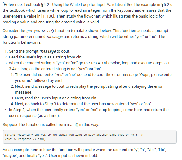 Solved [Reference: Textbook $5.2 - Using the While Loop for | Chegg.com