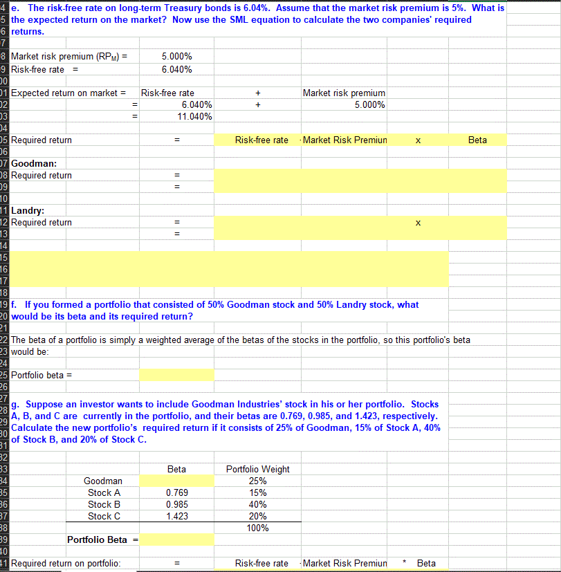 Start with the partial model in the file Cho6 P15 | Chegg.com