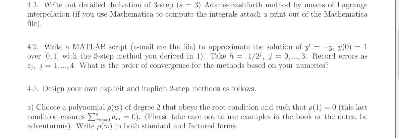 Solved 41 Write Out Detailed Derivation Of 3 Step S3 