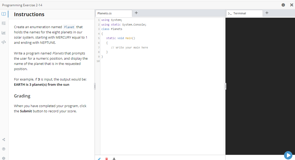 Solved Programming Exercise 2-14 X M + Instructions | Chegg.com