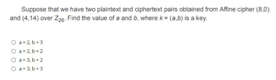 Solved Suppose that we have two plaintext and ciphertext | Chegg.com