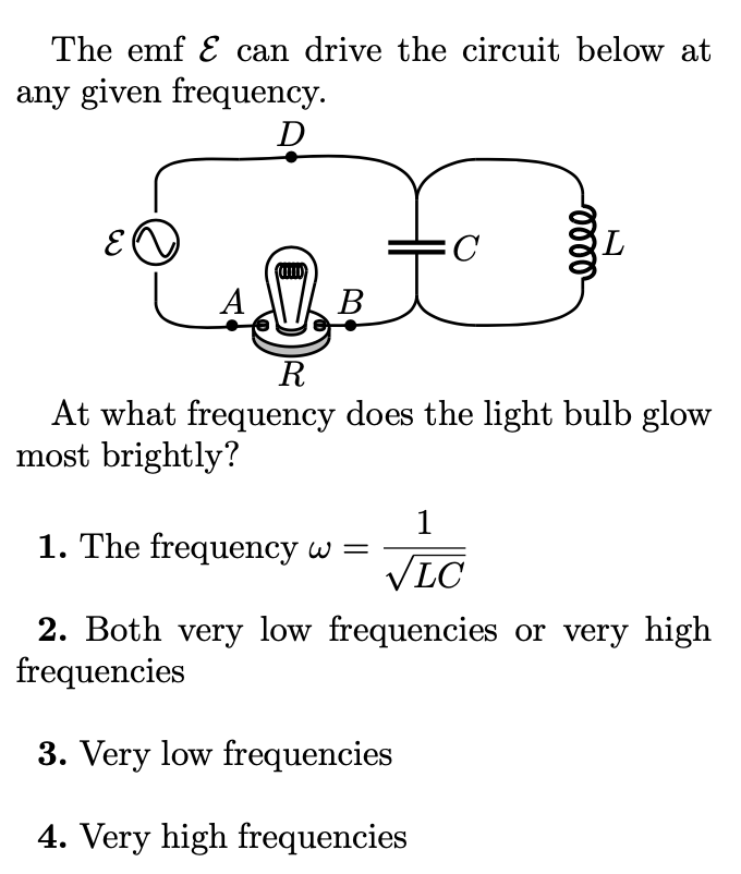Solved The emf E ﻿can drive the circuit below atany given | Chegg.com