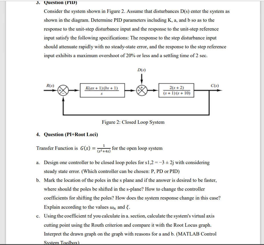 3. Question (PID) Consider the system shown in Figure | Chegg.com