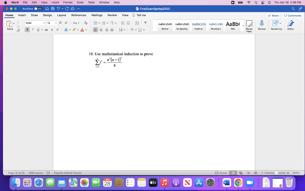 Solved Table Window Help a Thu Apr 28 2:08 PM Word File Edit | Chegg.com