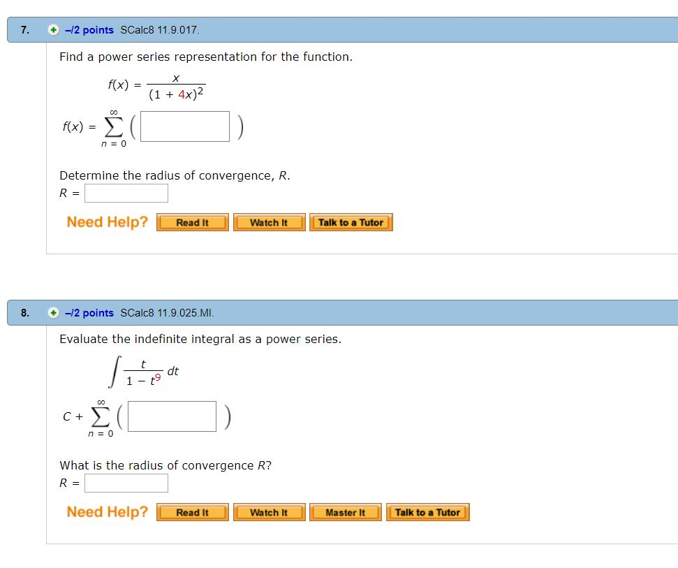 Solved Find a power series representation for the function. | Chegg.com