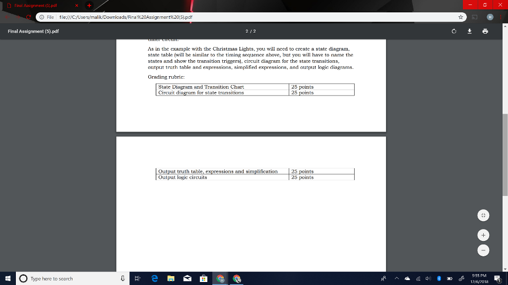 inal Assignment (5.paf ⓘFile | Chegg.com