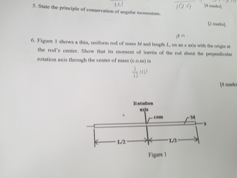 Solved show that the moment of inertia is perpendicular to | Chegg.com