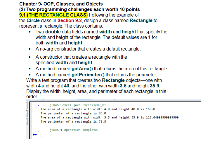Solved public class TestSimpleCircle { /** Main method */ | Chegg.com