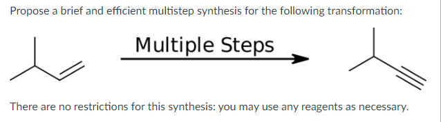 Solved Propose a brief and efficient multistep synthesis for | Chegg.com