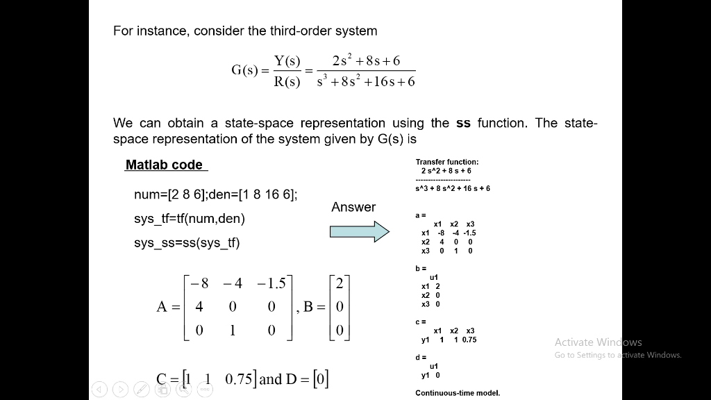 Solved For instance, consider the third-order system Y(S) | Chegg.com