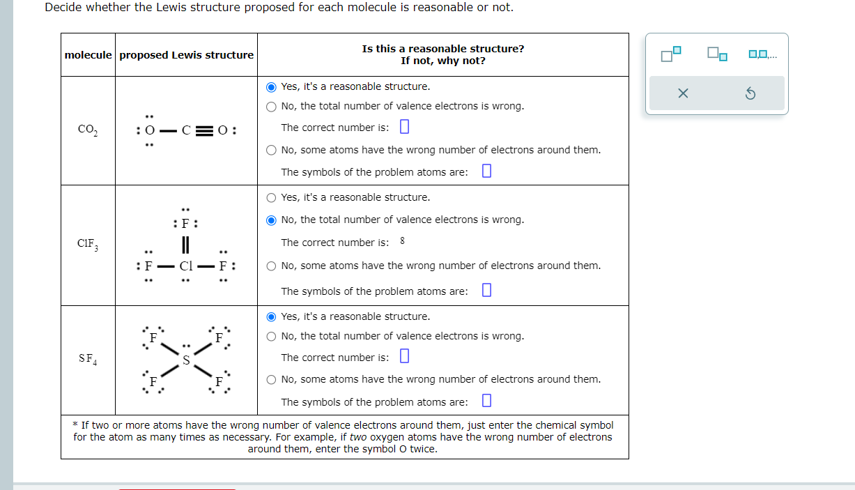 Solved around them, enter the symbol O twice. | Chegg.com