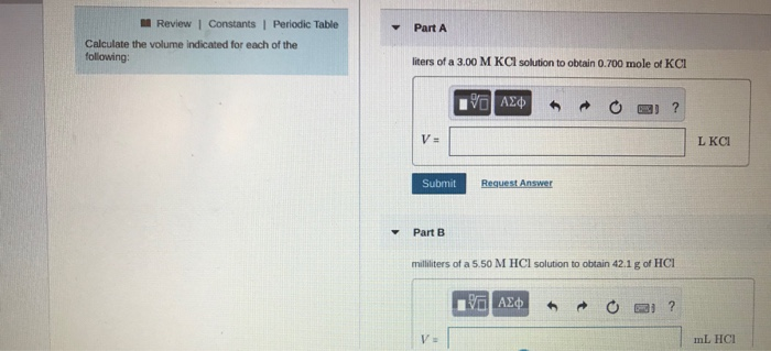 Solved Review 1 Constants I Periodic Table PartA Calculate | Chegg.com