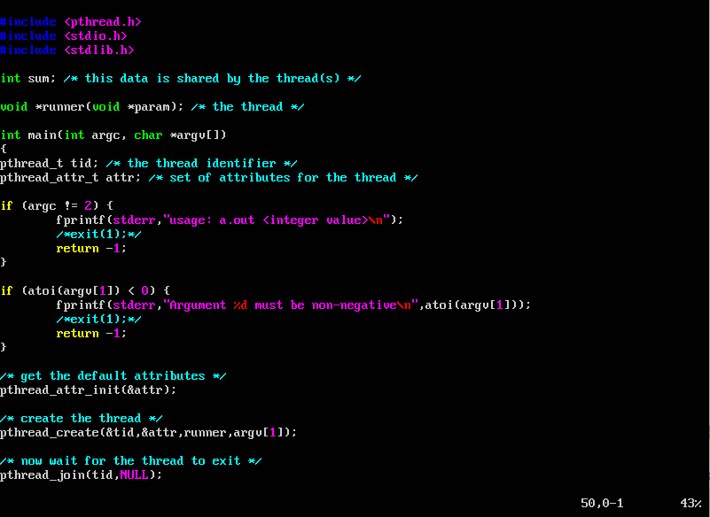 Operating Systems, Linux VM, Multithreading in | Chegg.com