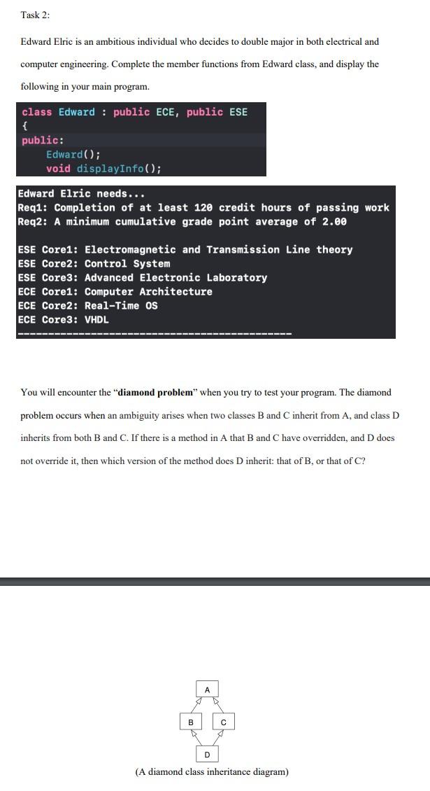 Basically, you are to write a program based on the | Chegg.com