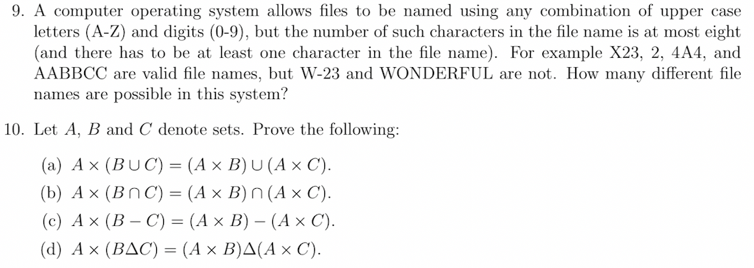 Solved 9. A computer operating system allows files to be | Chegg.com